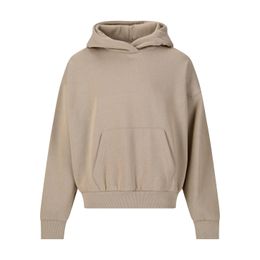 Endurance Jungen Kapuzensweatshirt "Evelyn jr."beige, Gr. 116, unifarben, 65% Polyester, 35% Baumwolle, Sweatshirts, Komfort