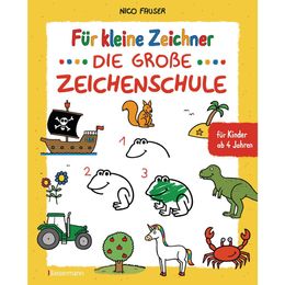 F&uuml;r kleine Zeichner - Die gro&szlig;e Zeichenschule. Zeichnen lernen f&uuml;r Kinder ab 4 J...