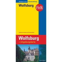 Falk Stadtplan Extra Standardfaltung Wolfsburg 1:21 000