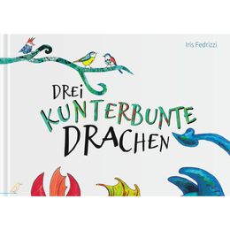 Drei kunterbunte Drachen