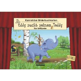 Eddy sucht seinen Teddy - Kamishibai-Bilderbuchkarten