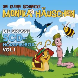 Die kleine Schnecke Monika H&auml;uschen - Die gro&szlig;e 5-CD H&ouml;rspielbox Vol. 1