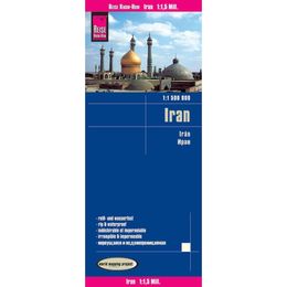 Reise Know-How Landkarte Iran 1 : 1.500.000