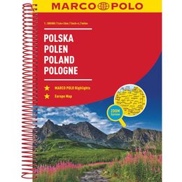 MARCO POLO ReiseAtlas Polen 1:300 000