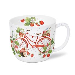 Becher &raquo;Erdbeerpicknick&laquo;