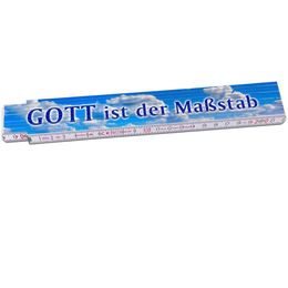 Zollstock &raquo;Gott ist der Ma&szlig;stab&laquo;