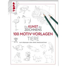 Kunst des Zeichnens 100 Motiv-Vorlagen Tiere