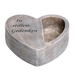 Grabdeko &raquo;Herz &ndash; In stillem Gedenken&laquo;