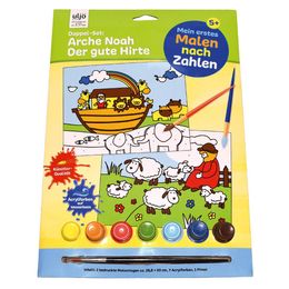 Mein erstes Malen nach Zahlen-Set - Arche Noah und Der gute Hirte