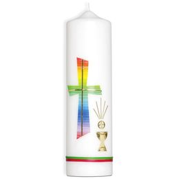 Kerze - Regenbogen-Kelch