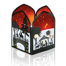 Adventskalender-Laterne