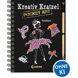 Kreativ-Kratzel Pocket Art: Fashion
