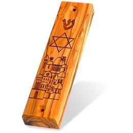 Mesusa &raquo;Davidstern und Jerusalem&laquo;