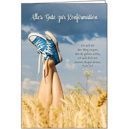 Faltkarte &raquo;Alles Gute zur Konfirmation&laquo;