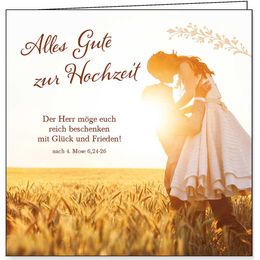 Alles Gute zur Hochzeit