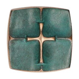 Kreuzplakette mit Kreuz