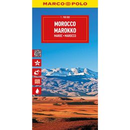 MARCO POLO Reisekarte Marokko 1:900.000