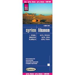 Reise Know-How Landkarte Syrien, Libanon (1:600.000)