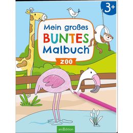 Mein gro&szlig;es buntes Malbuch - Zoo