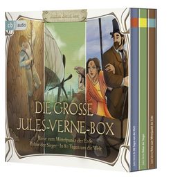 cbj 10 CDs Die gro&szlig;e Jules Verne Box