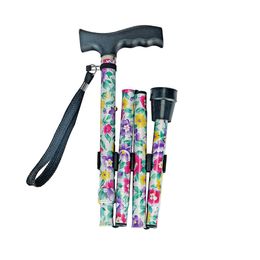 Faltbarer Spazierstock &raquo;Les Fleurs&laquo;