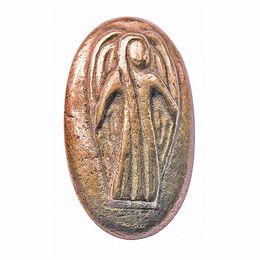 Bronzeengel Oval