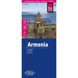 Reise Know-How Landkarte Armenien / Armenia (1:250.000)