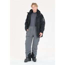 SLOPE Herren Skihose "Killy", grau, Gr. S, unifarben, 100% Polyester, Hosen, aus wetterfestem und atmungsaktivem Material
