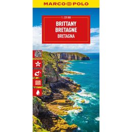 MARCO POLO Reisekarte Bretagne 1:225.000