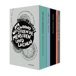 Am Weltenrand sitzen die Menschen und lachen