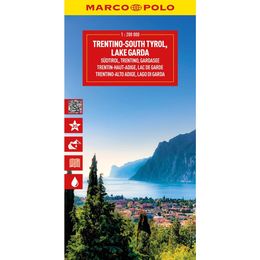 MARCO POLO Reisekarte Italien 03 S&uuml;dtirol, Trentino, Gardasee 1:200.000