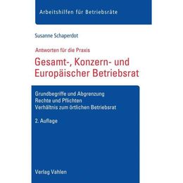Gesamt-, Konzern- und Europ&auml;ischer Betriebsrat