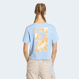 adidas terrex Damen Funktionsshirt "MULTI MEADOW PACK", blau, Gr. XS, Obermaterial: 100% Baumwolle, Shirts
