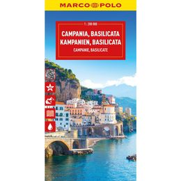 MARCO POLO Reisekarte Italien 12 Kampanien, Basilikata 1:200.000