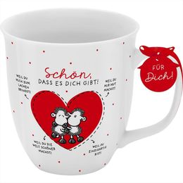 Tasse "Sch&ouml;n, dass es dich gibt! Weil du........!"