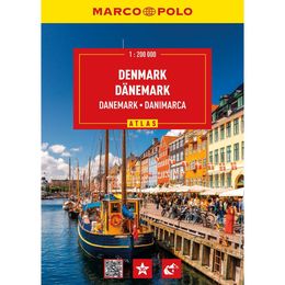 MARCO POLO Reiseatlas D&auml;nemark 1:200.000