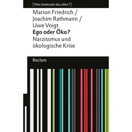 Ego oder &Ouml;ko?. Narzissmus und &ouml;kologische Krise. [Was bedeutet das alles?]