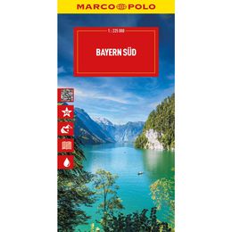 MARCO POLO Reisekarte Deutschland 13 Bayern S&uuml;d 1:225.000