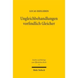 Ungleichbehandlungen vorfindlich Gleicher