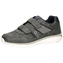 Lico Herren Sneaker "Freizeitschuh Conner V", Gr. 45, silber, Synthetik, Schuhe