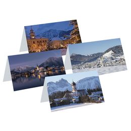 8er-Set Briefkarten &raquo;Winterzauber im Gebirge&laquo;