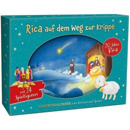 Rica auf dem Weg zur Krippe
