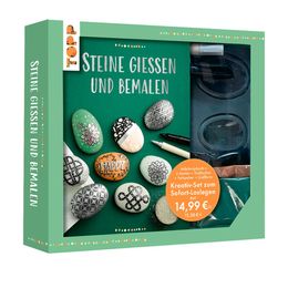 Steine giessen und bemalen