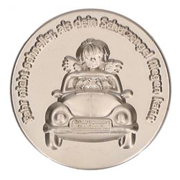 Plakette - Fahr nicht schneller, als dein Schutzengel fliegen kann (1 St&uuml;ck)