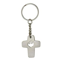 Metall-Schl&uuml;sselanh&auml;nger Kreuz (1 St&uuml;ck)