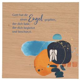 Holztafel aus Eiche - Gott hat dir einen Engel gegeben... (1 St&uuml;ck)