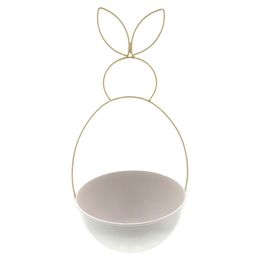Dekoschale &raquo;Gold-Hase&laquo;