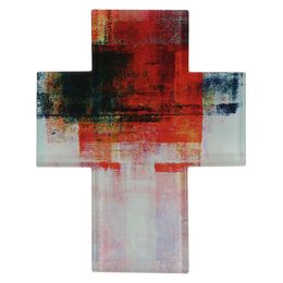 Glaskreuz - 11,5 x 14,5 cm (1 St&uuml;ck)