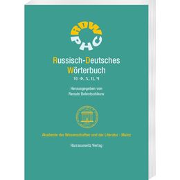 Russisch-Deutsches W&ouml;rterbuch. Band 16: &iquest;, &iquest;, &iquest;, &iquest;