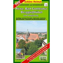 Bad Gottleuba-Berggie&szlig;h&uuml;bel, Pirna und Umgebung 1 : 35 000. Radwander- und Wande...